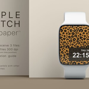 Cheetah Watch Wallpaper Apple Watch Face Leopard Apple Watch ...