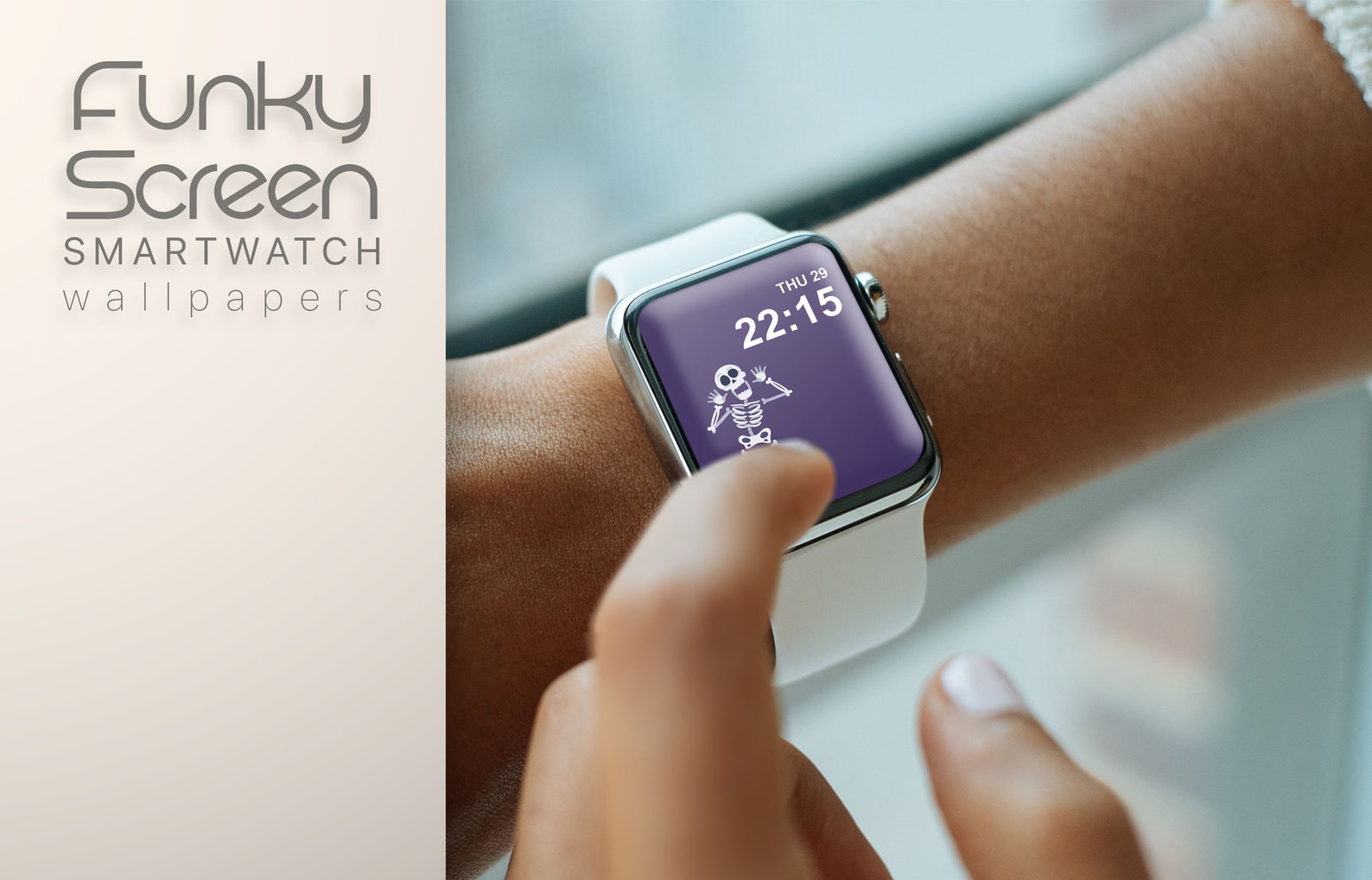 Skeleton Apple Watch Face Halloween Apple Watch Wallpaper Funny ...