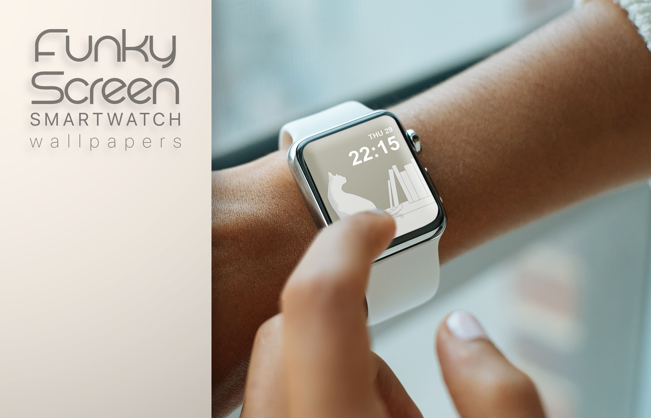 Cat Lover Apple Watch Wallpaper Apple Watch Face for Cat Mom - Etsy