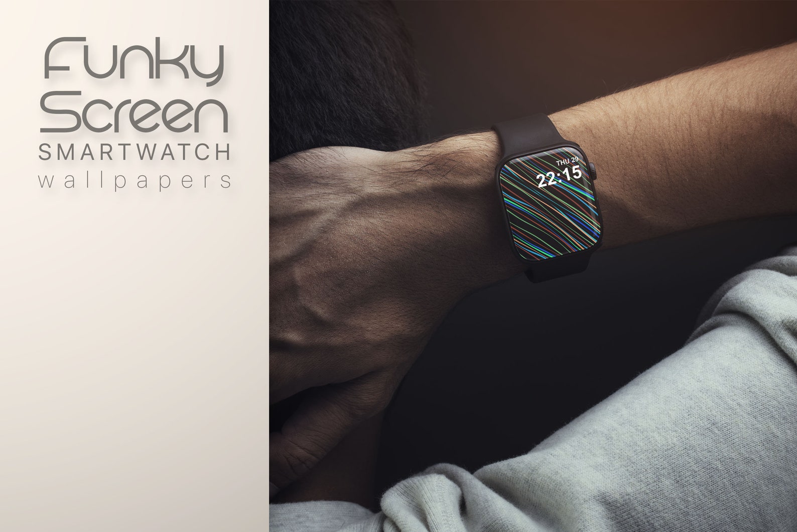 Colorful Lines Smartwatch Background Colorful Apple Watch - Etsy