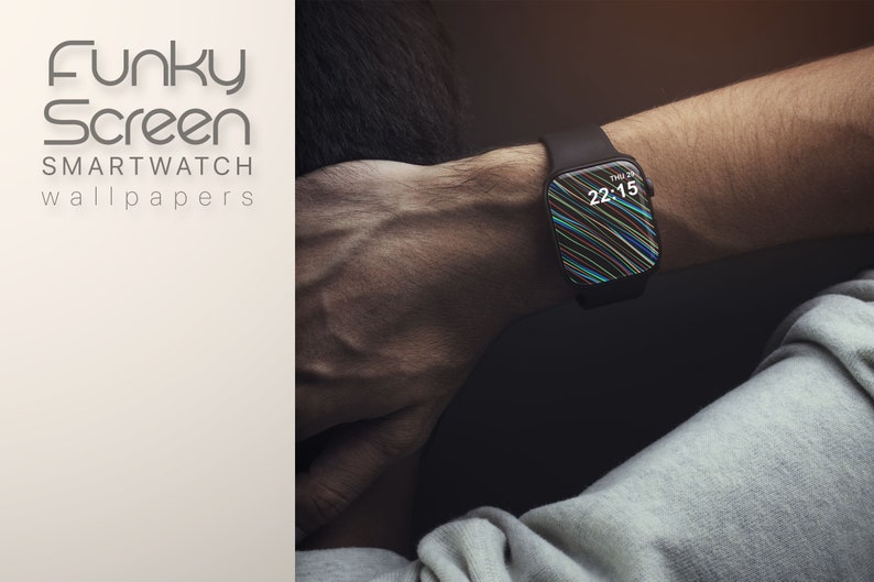 Colorful Lines Smartwatch Background Colorful Apple Watch - Etsy