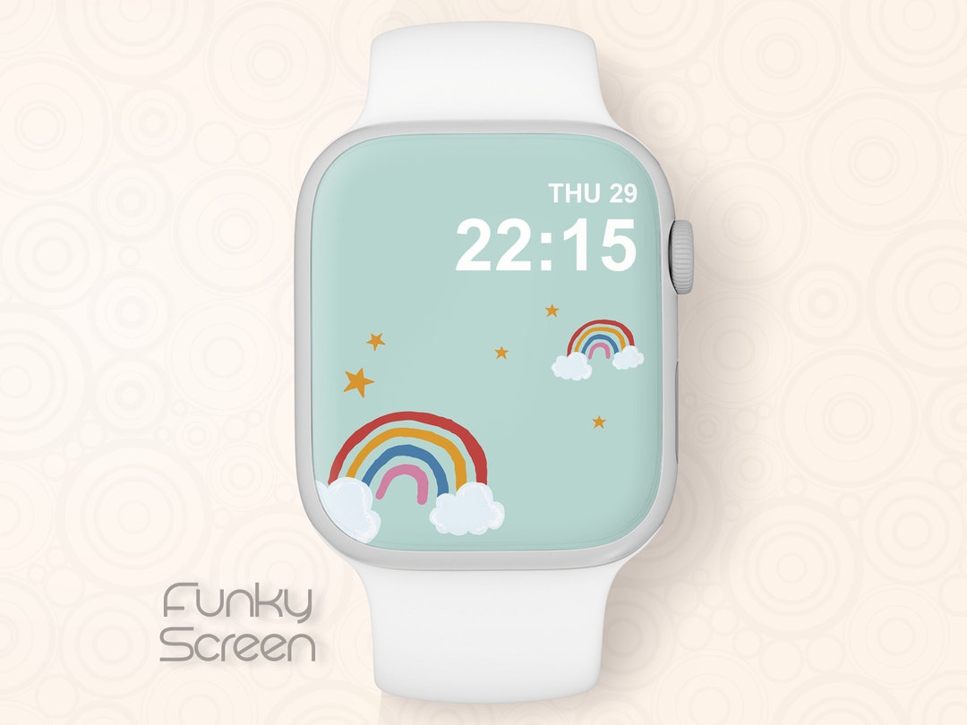 Rainbow Iwatch Wallpaper for Apple Watch Face Colorful Smartwatch ...