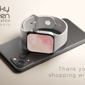 Smartwatch Pink Floral Watch Face Apple Watch Wallpaper Flowers Line ...