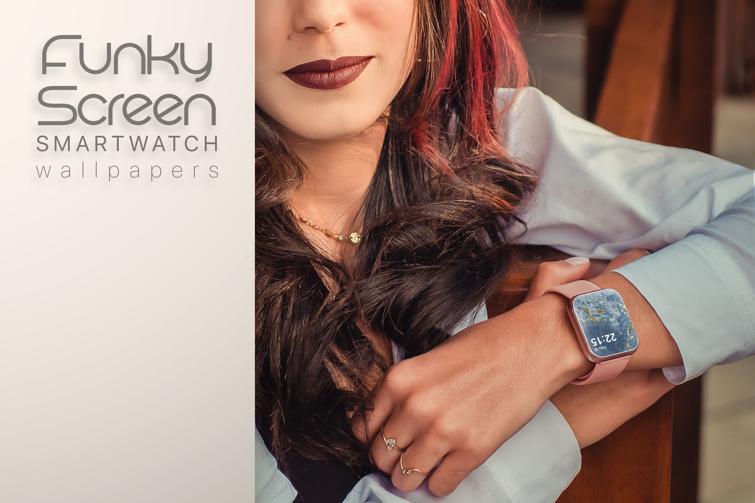 Elegant Apple Watch Face Wallpaper Blue Gold Marble Texture - Etsy