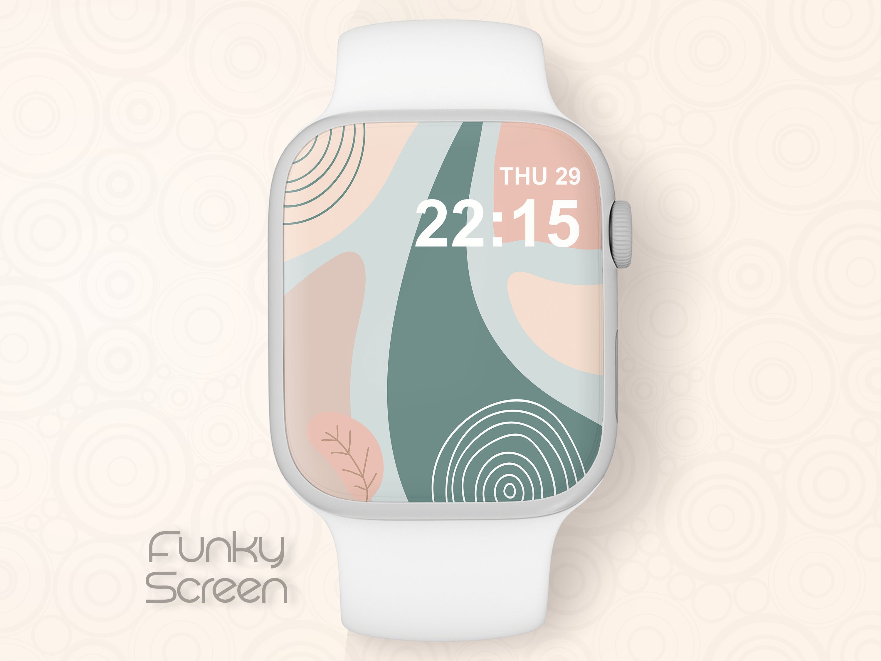 Apple Watch Wallpaper Digital Download, Abstract Watch Background ...
