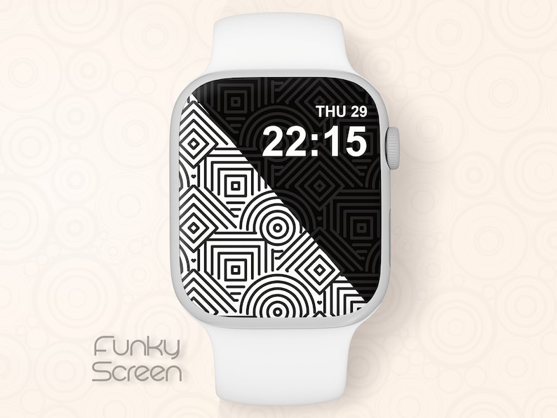 Modern Pattern Apple Watch Background Geometric Apple Watch Face ...