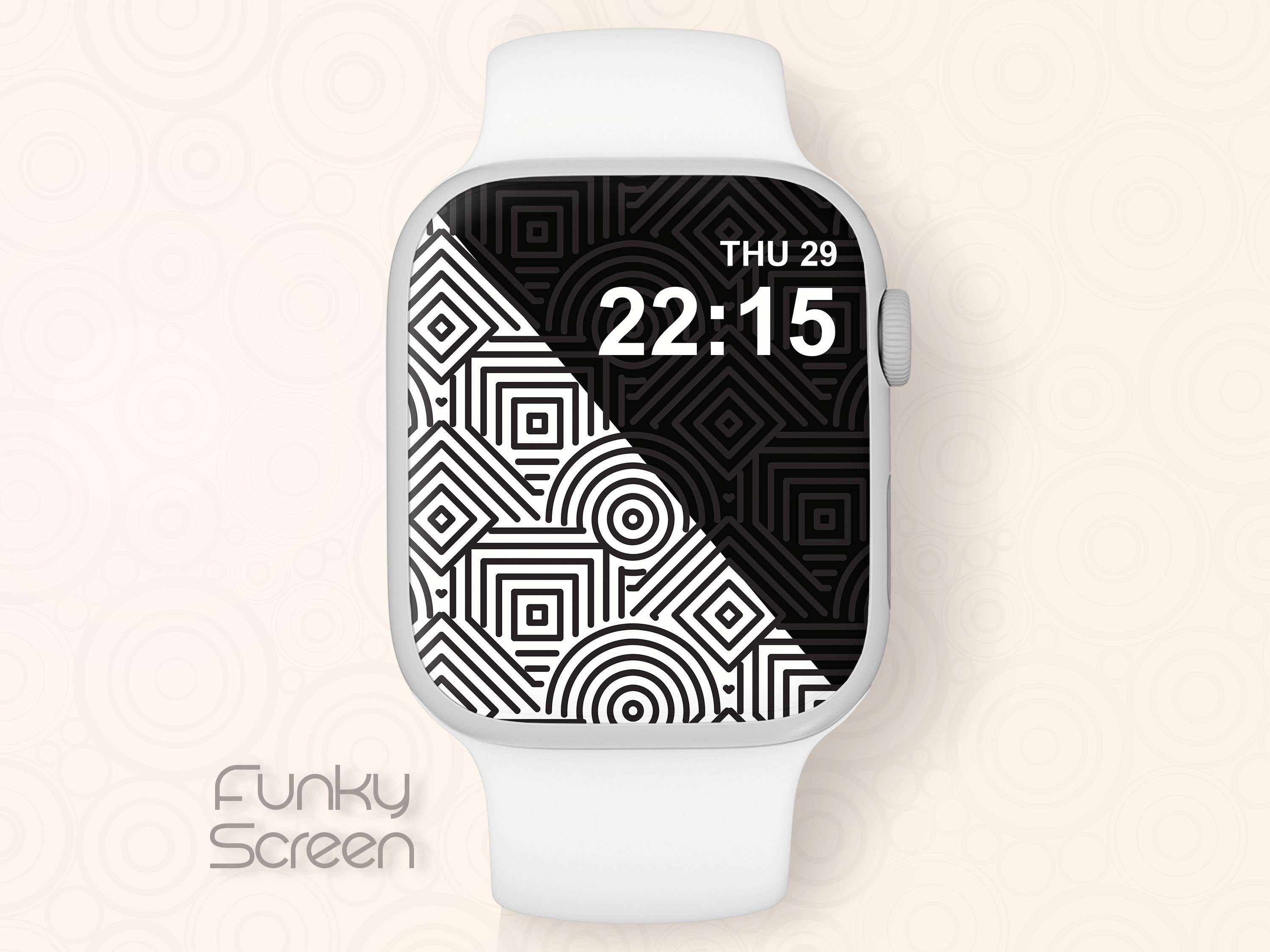 Modern Pattern Apple Watch Background Geometric Apple Watch Face ...
