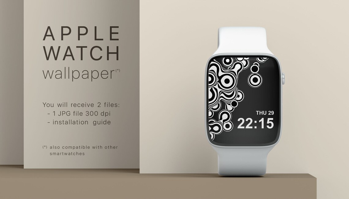 Abstract Watch Wallpaper 3d Apple Watch Face Smartwatch Face - Etsy
