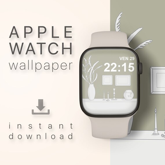 Watch Face Smartwatch Wallpaper Interior Design Apple Watch - Etsy