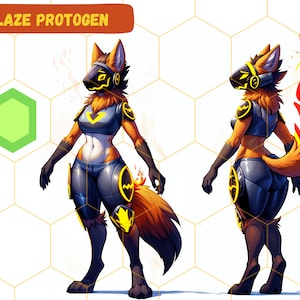 Protogen Fursona Adopt Limited Edition: Adoptable Collectable - Etsy