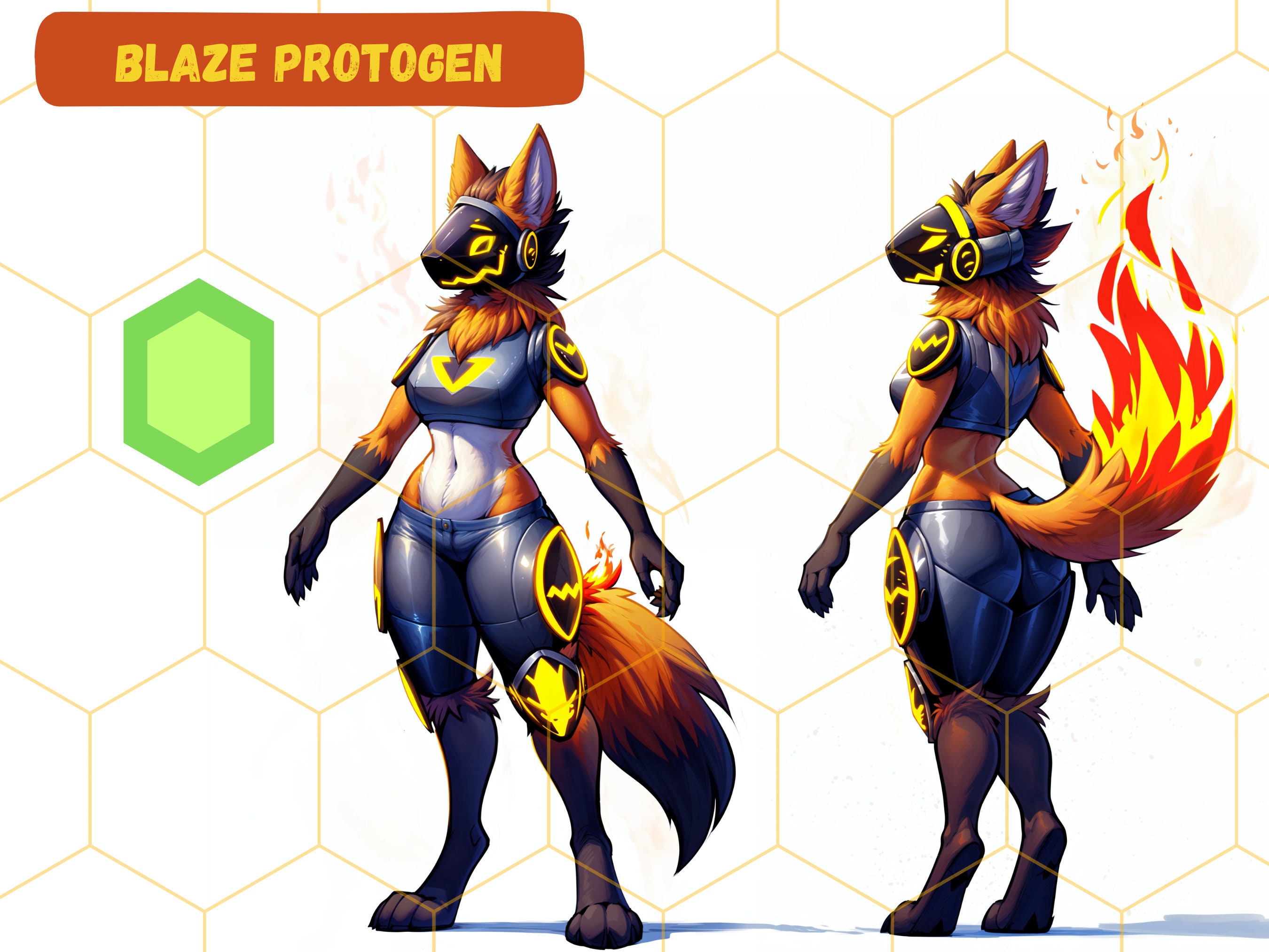 Protogen Fursona Adopt Limited Edition: Adoptable Collectable - Etsy