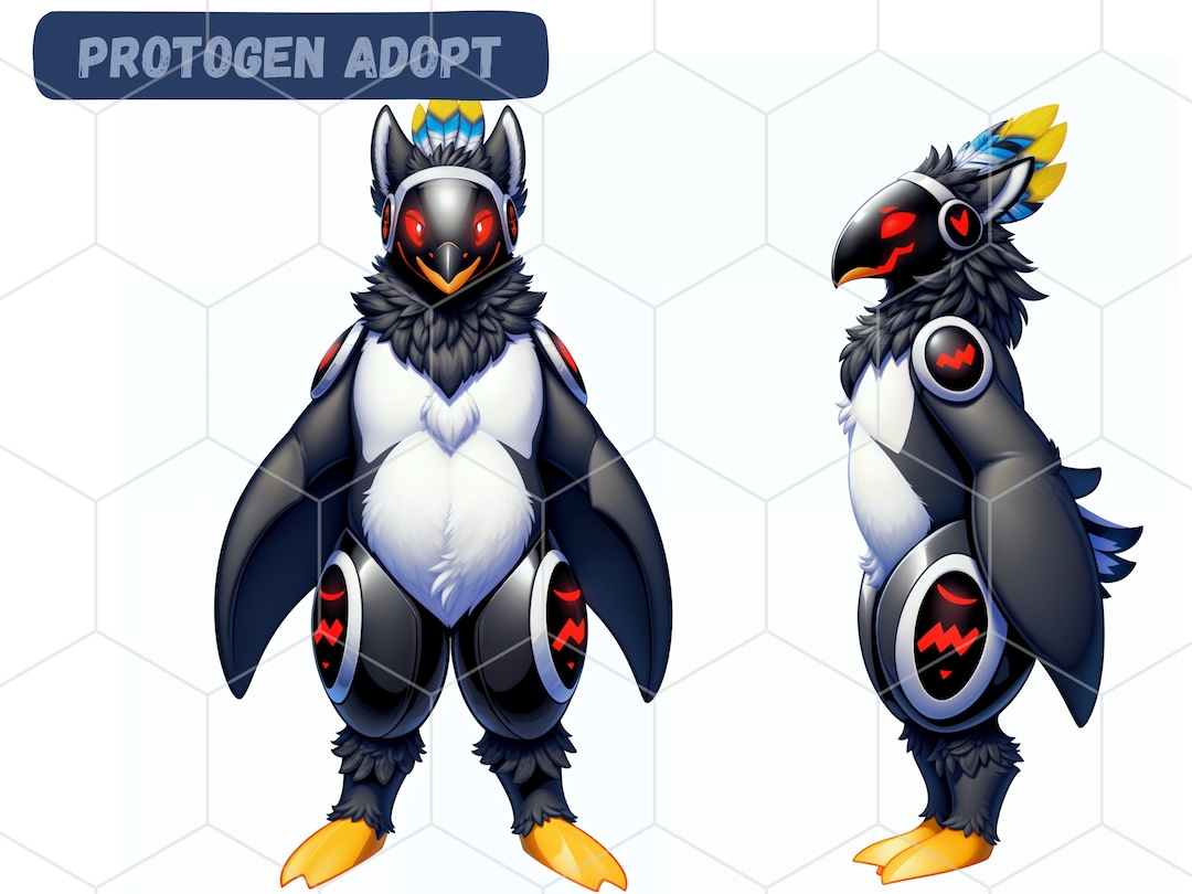 Protogen Fursona Adopt: Adoptable Furry ONE OF A KIND, Protogen Furry ...