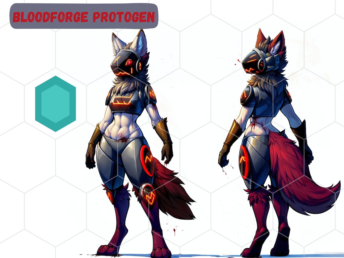 Protogen Fursona Adopt Limited Edition: Adoptable Collectable Only 15 Will Ever Be Sold, Limited ...