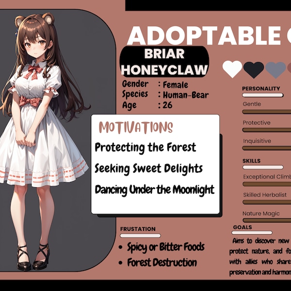 Anime Oc Adopt - Etsy