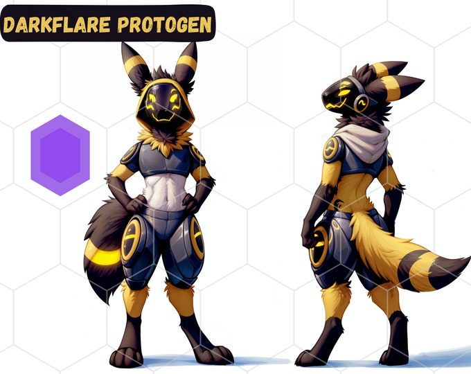 Protogen Fursona Adopt Limited Edition: Adoptable Collectable - Etsy