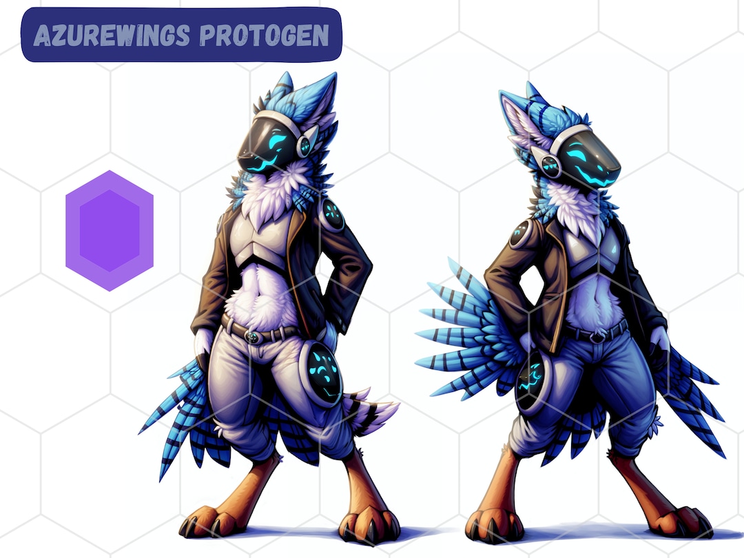 Protogen Fursona Adopt Limited Edition: Adoptable Collectable - Etsy