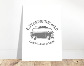 Camper Van Poster - Etsy