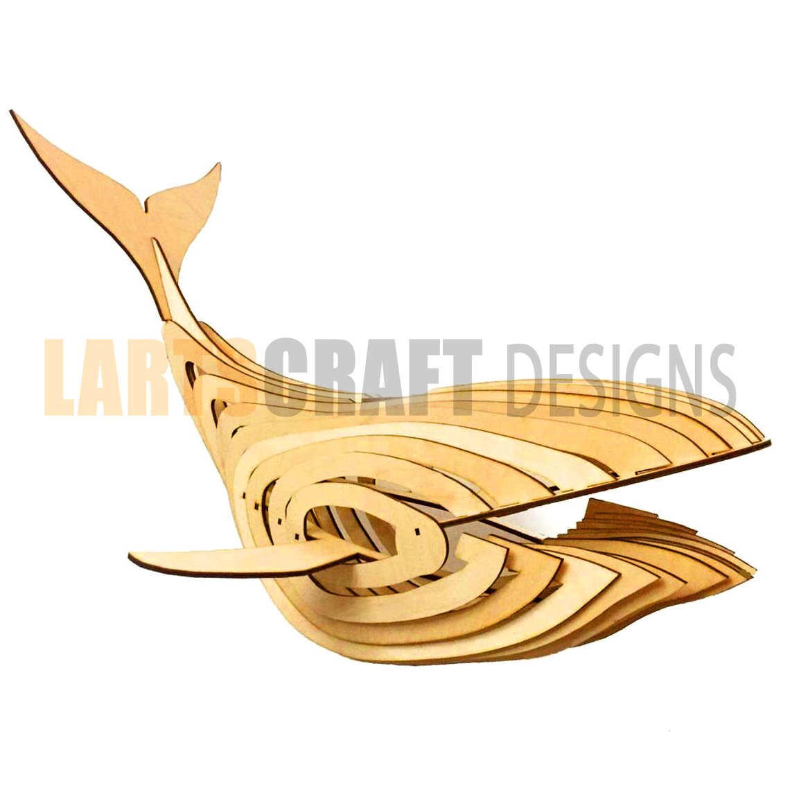 Wooden Whale Lamp CNC 4mm Laser Cut 3D Parametric Puzzle Svg - Etsy Canada
