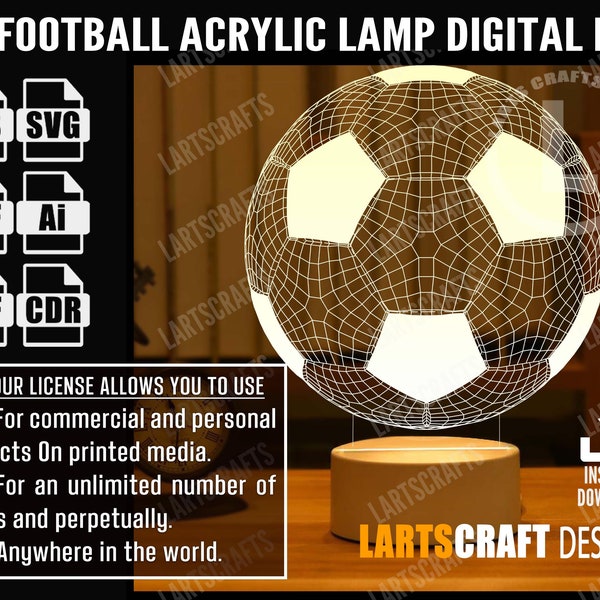 Soccer Lamp - Etsy