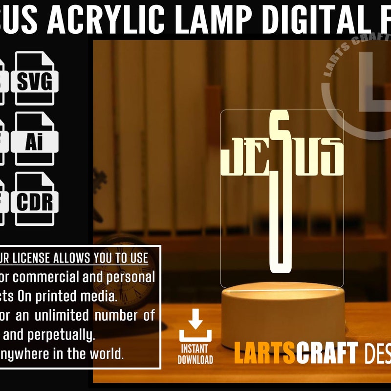 Jesus Lamp - Etsy