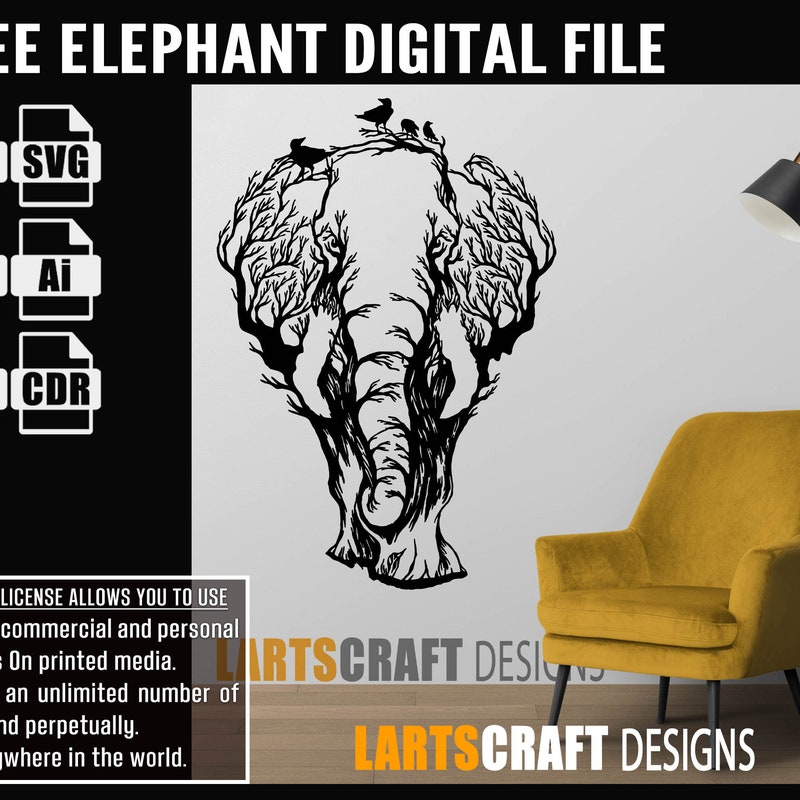 Elephant Tree - Etsy