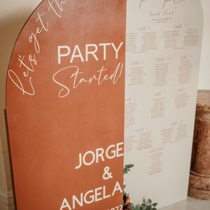 Seating Chart Vinyl Decal Sticker - Etsy