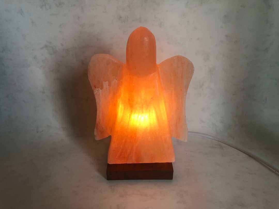 Natural Pink Orange Angel Himalayan Salt Lamp Mood Lighting - Etsy