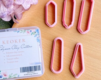 Animal Polymer Clay Earring Cutters, 12 Shapes Animal Clay Cutters for ...