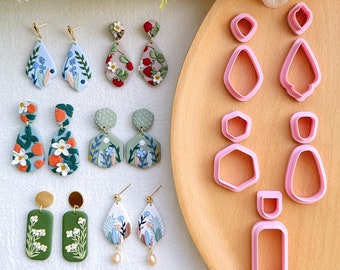 Keoker Spring Clay Cutters,12 Spring Polymer Clay Cutters, Flower Clay ...