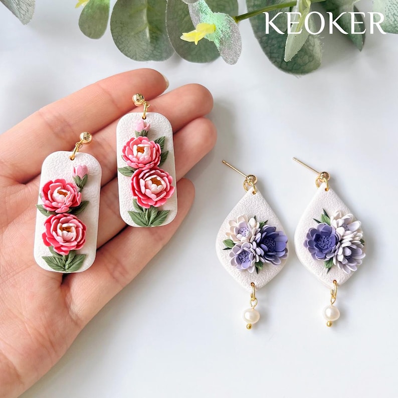 KEOKER Polymer Clay Flower Petal Line Cutter, Shape Polymer Clay ...