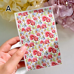 Keoker Flower Transfer Paper for Polymer Clay, Floral Polymer Clay ...