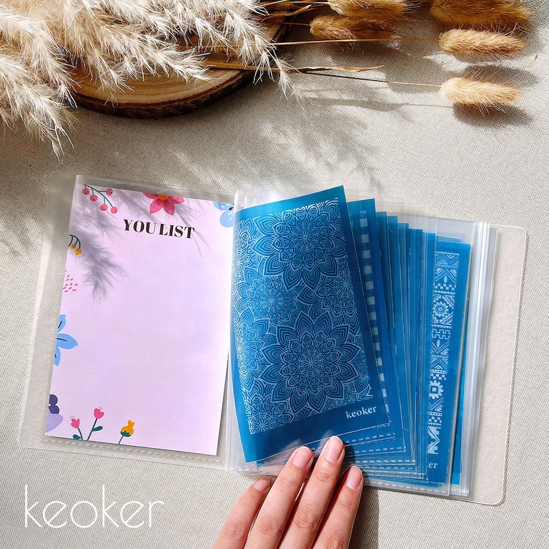 Folder Book With Plastic Sleeves 40 Pockets Presentation Book - Etsy