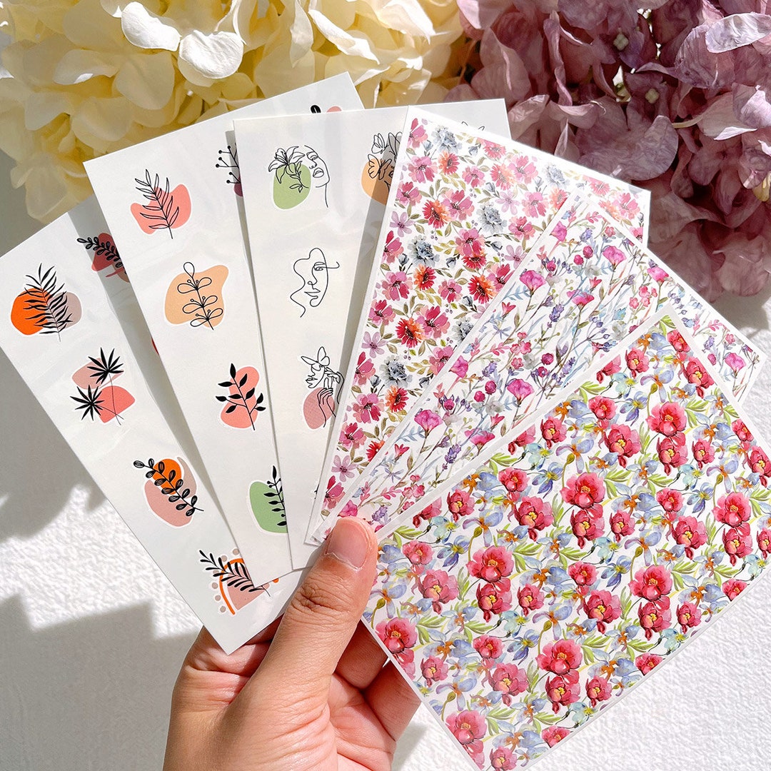 Keoker Flower Transfer Paper for Polymer Clay, Floral Polymer Clay ...