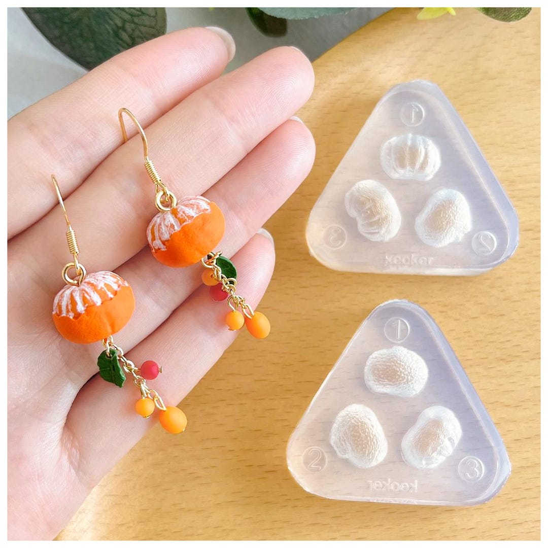Keoker Orange Polymer Clay Molds, Tangerine Polymer Clay Molds for ...
