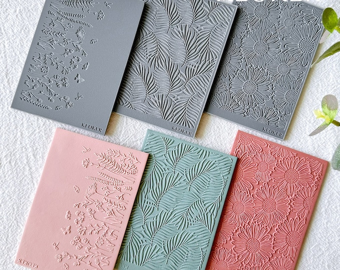 KEOKER Polymer Clay Wood Texture Roller, Brushed Texture Roller, Great ...