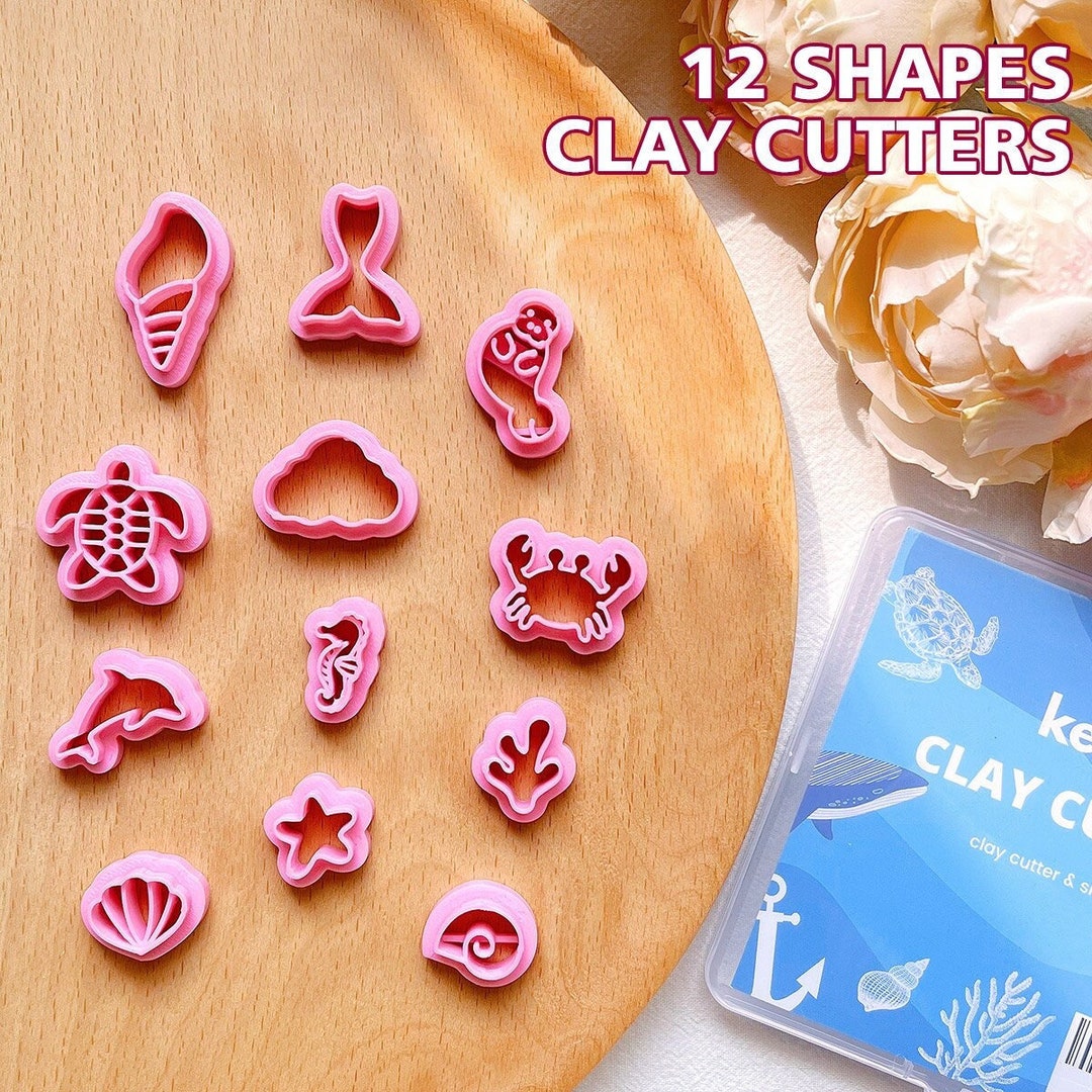 Keoker Polymer Clay Cutters, Ocean Clay Cutters for Polymer Clay ...