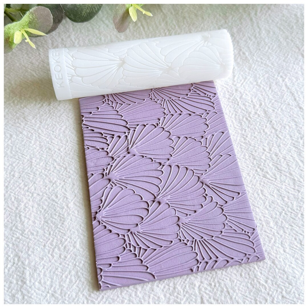 KEOKER Polymer Clay Texture Roller, Polymer Clay Roller for Making ...