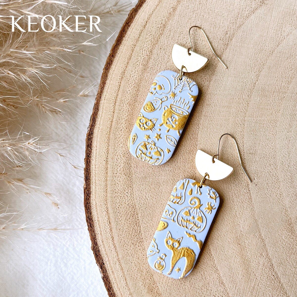 KEOKER 14K Gold Filled Half Round Connector (10PCS), Half Circle ...