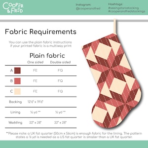 Seeing Stars Stocking | Patchwork Christmas Stocking Pattern - PDF ...