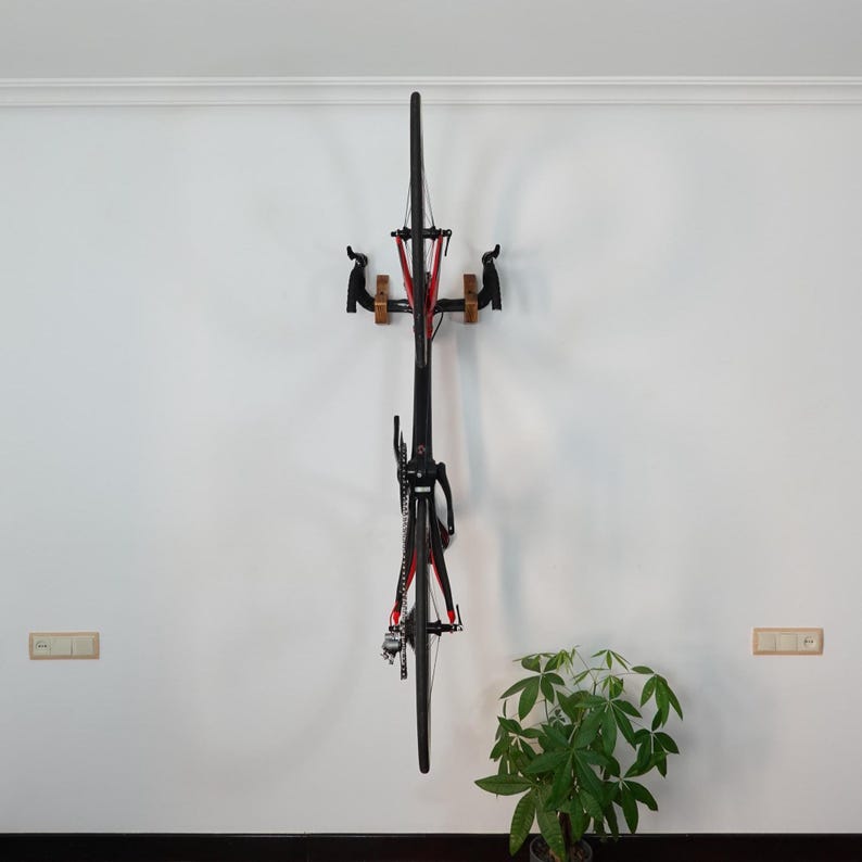 Floating Vertical Bike Wall Mount – Storage & Maintenance Stand ...