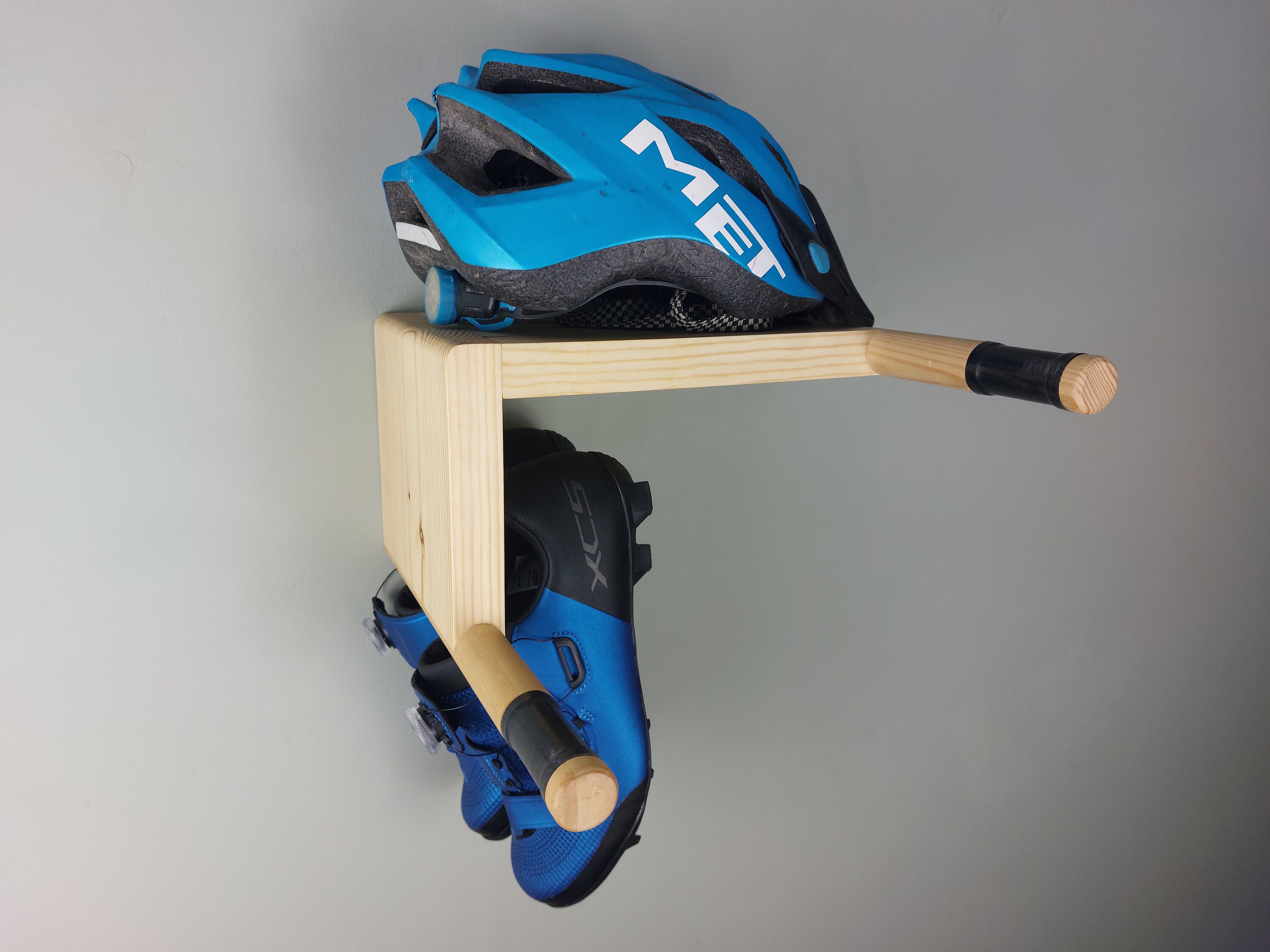 Bike Shelf Bicycle Shelf All Wood Custom Made to Your Bike No Assembly ...