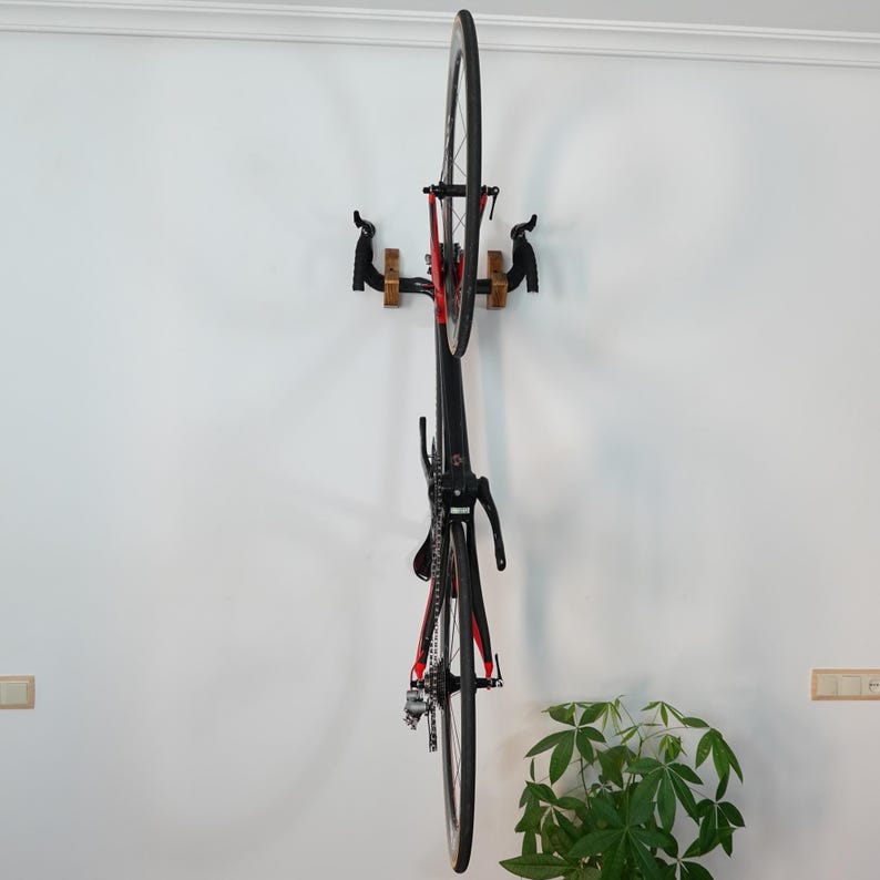 Floating Vertical Bike Wall Mount – Storage & Maintenance Stand ...