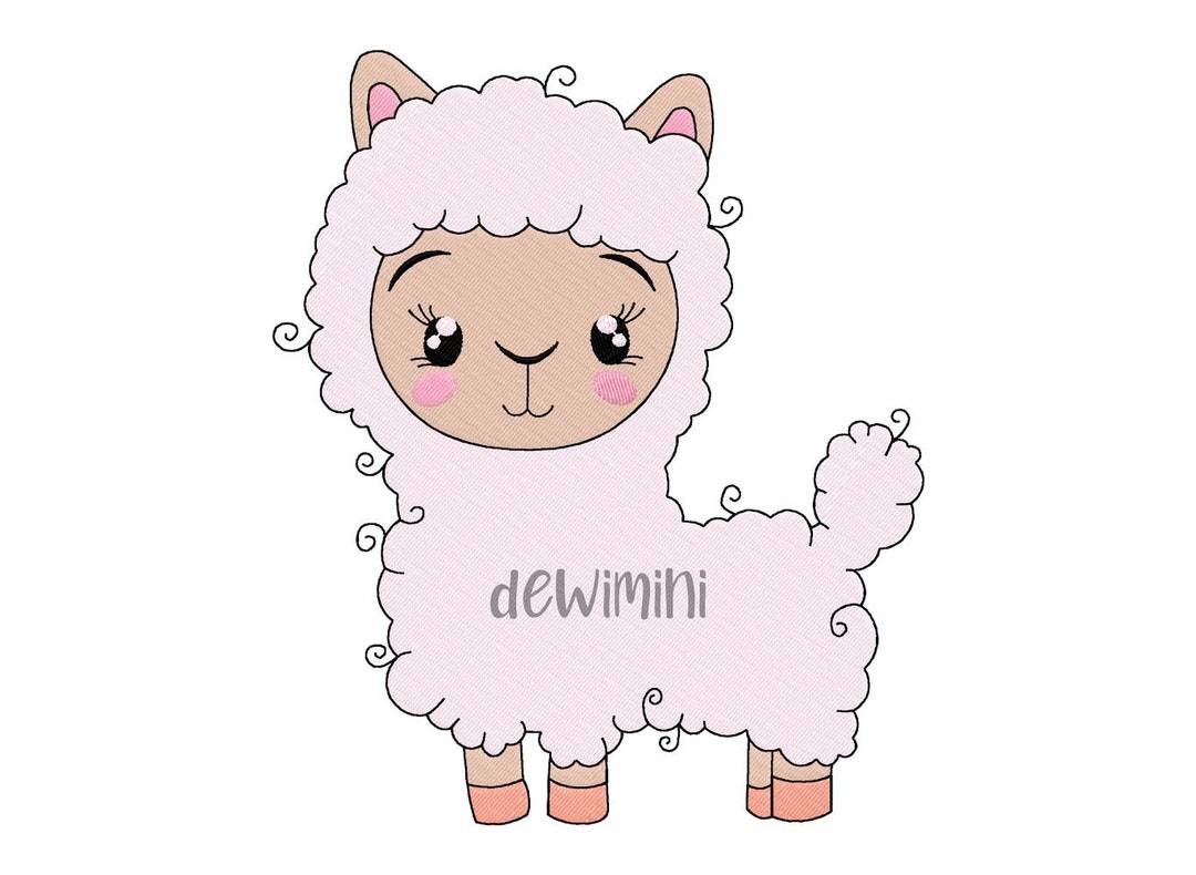 Llama Embroidery Design, Animals Embroidery Designs, Machine Embroidery ...
