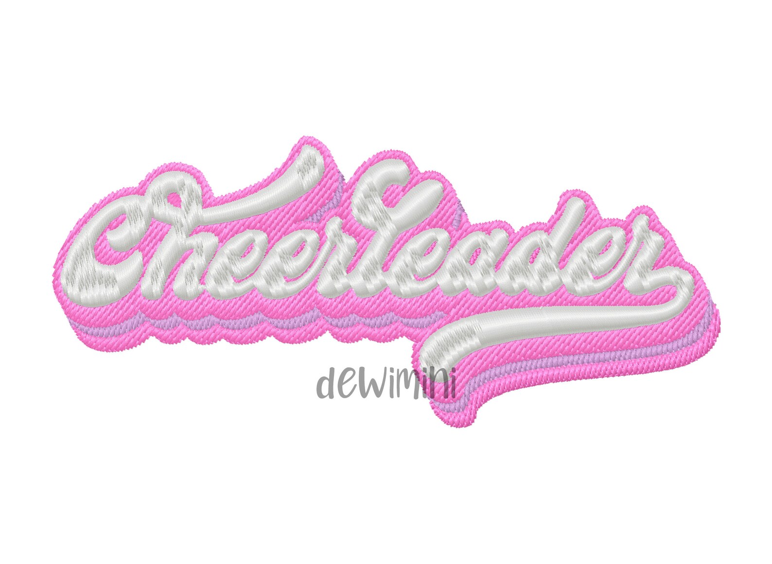 Cheer Machine Embroidery Design, Cheer Leader Embroidery Design, Cheer ...
