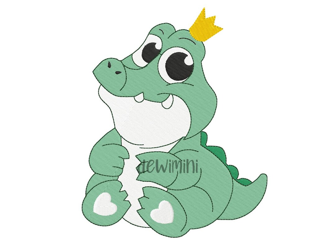 Crocodile Embroidery Design, Alligator Embroidery Designs, Animal ...