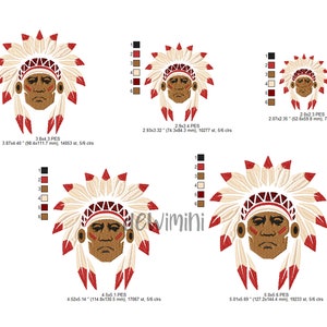 Indian Embroidery Design, Indian Head Embroidery Design, Machine ...