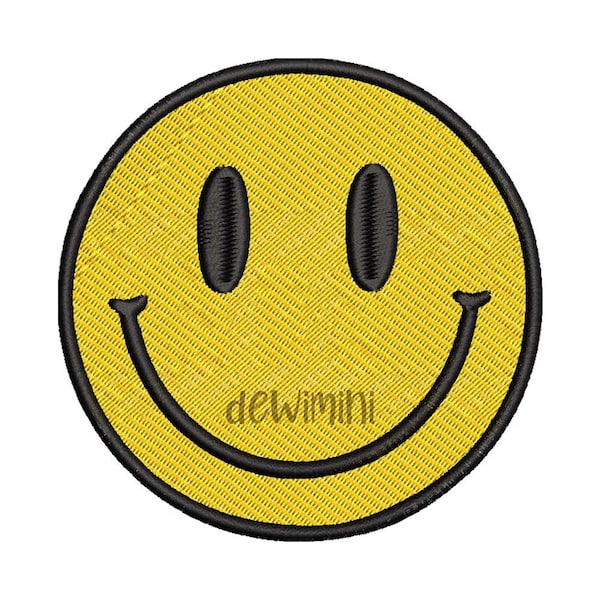 Smiley Face Hat Embroidery File - Etsy