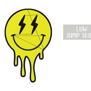 Emoji Smile Embroidery Design, Happy Face Machine Embroidery File ...