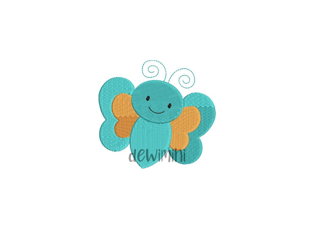 Mini Butterfly Embroidery Design, Butterfly Embroidery Design, 3 Size ...