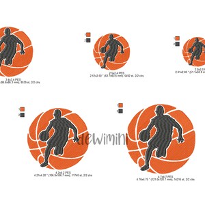 Basketball Embroidery Design, Basketball Players Embroidery Design ...